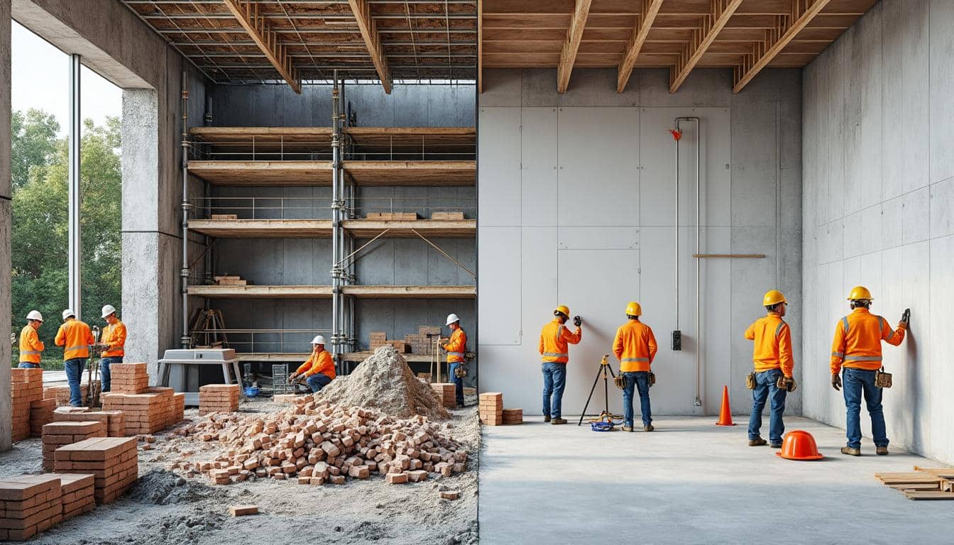 Gros œuvre vs Second œuvre : Comprendre les Fondations de la Construction